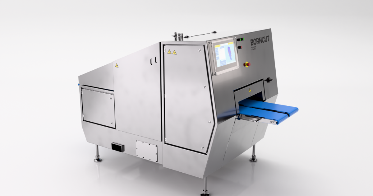 BC 225D dual-lane high-volume portion cutter | Borncut