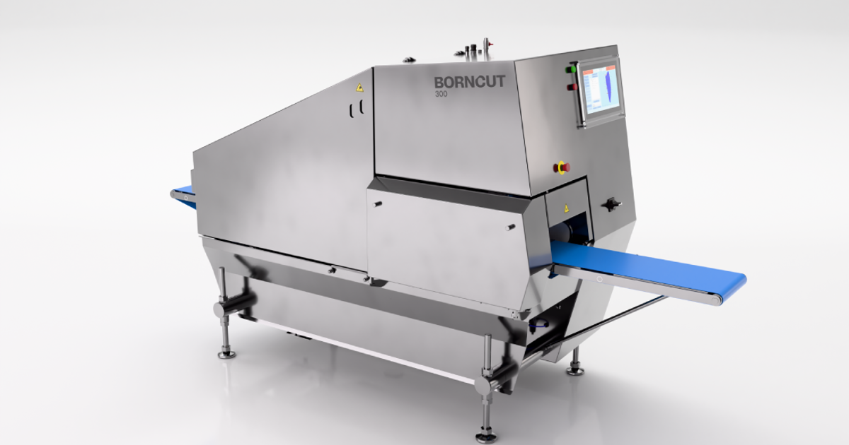 BC300-3 portioning machine for large proteins and cuts | Borncut